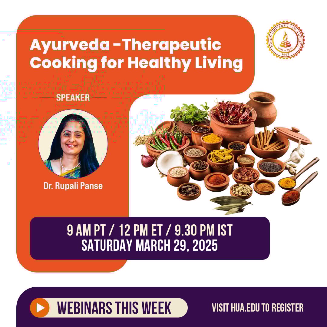 Ayurveda - Therapeutic Cooking for Healthy Living